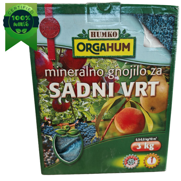 Humko Orgahum: Mineralno gnojilo za sadni vrt - 3-kg - FullBio.si